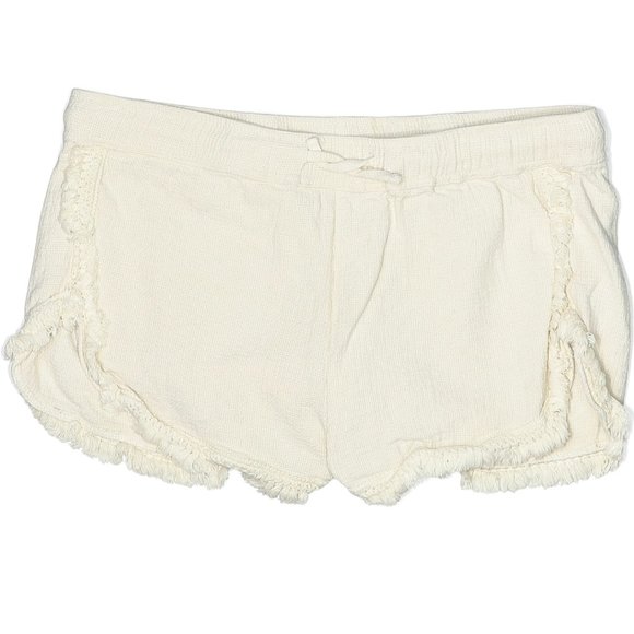 Ban-Jara | Shorts | Banjara Fringe Elastic Tie Off White Med Womans ...